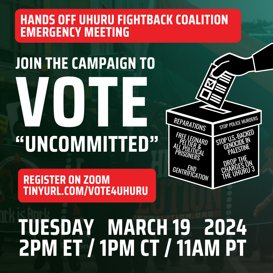 Take Action – Hands Off Uhuru! Hands Off Africa!